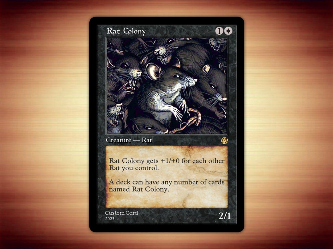 10x Rat Colony PROXY FOIL MTG - Etsy