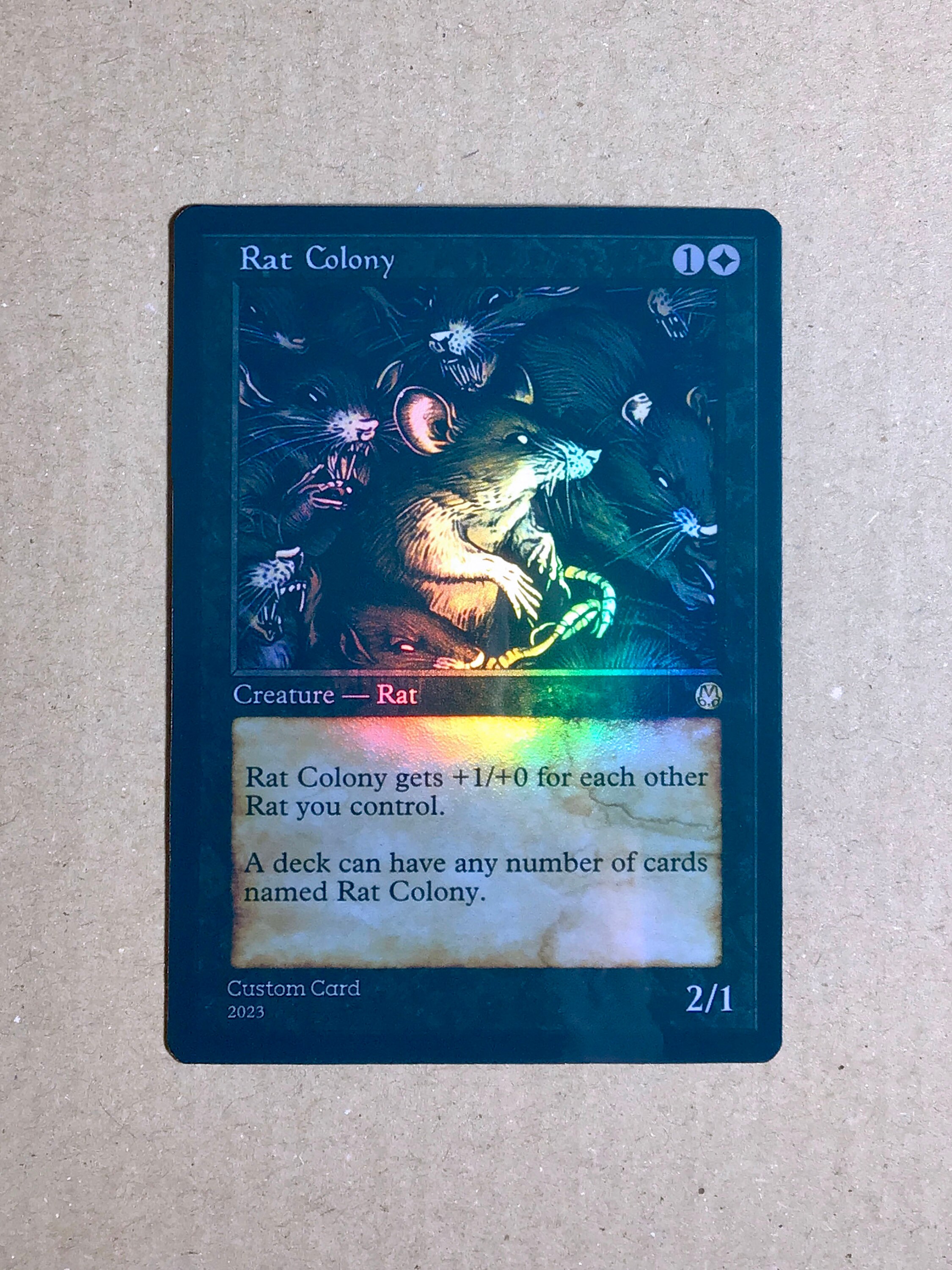 10x Rat Colony PROXY FOIL MTG - Etsy Australia