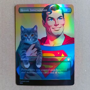 Heroic Intervention - PROXY FOIL MTG - Etsy