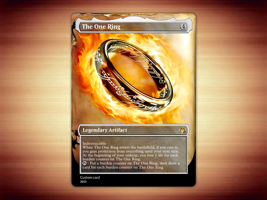 The One Ring PROXY FOIL MTG - Etsy