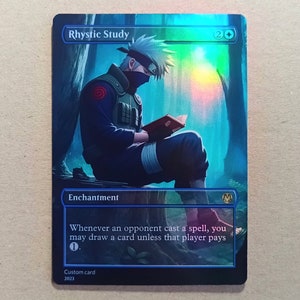 Rhystic Study - PROXY FOIL MTG - Etsy