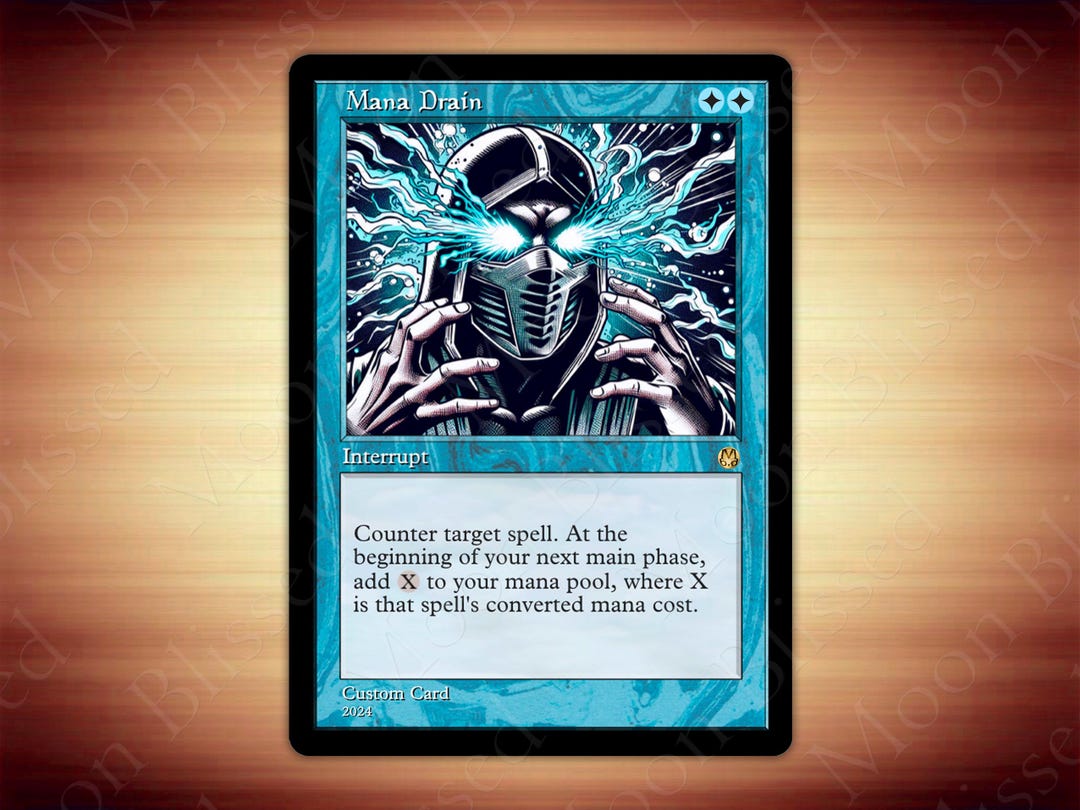 Mana Drain - PROXY FOIL MTG - Etsy UK