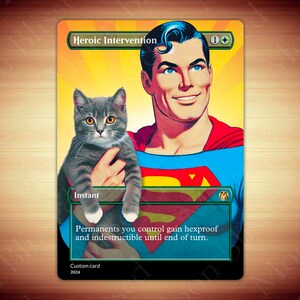 Heroic Intervention - PROXY FOIL MTG - Etsy