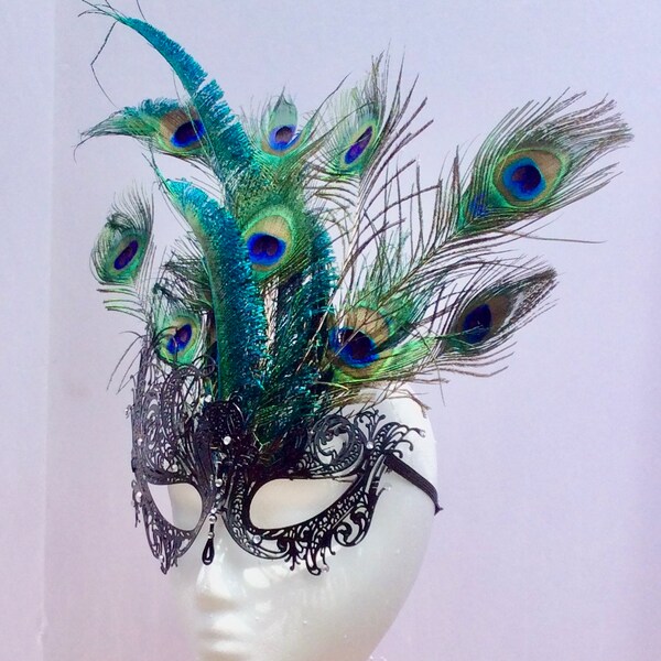 Peacock Mask - Etsy