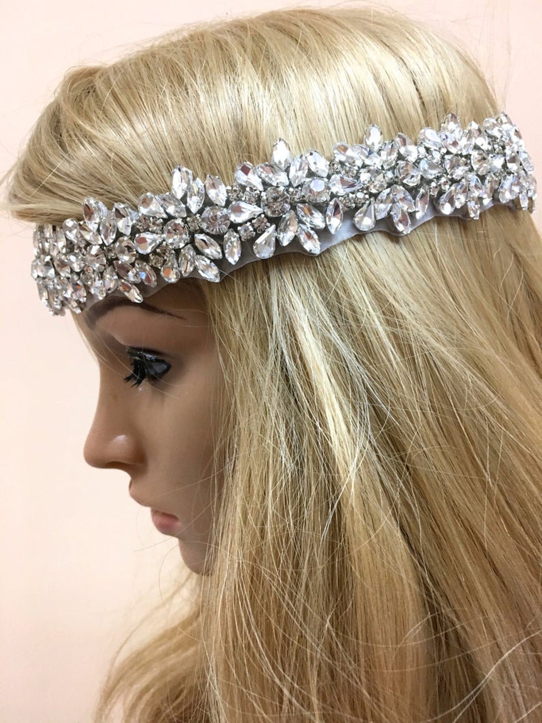 Great Gatsby Era Headpiece, Retro Wedding Accessory, Downton Abbey ...