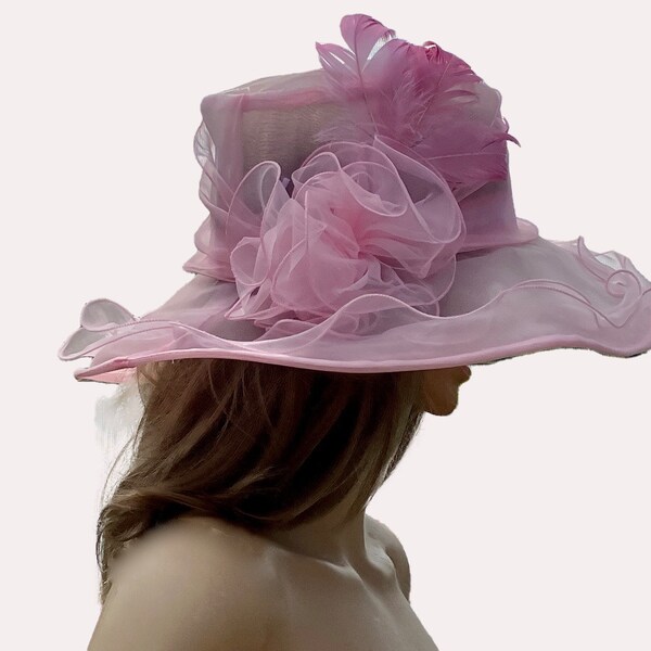 Pink Tea Party Hat - Etsy