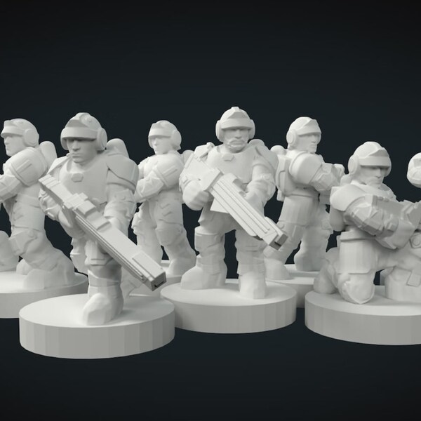 Battletech Infantry Miniatures - Etsy