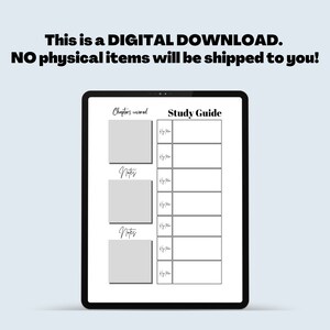 Downloadable Study Guide Planner Aesthetic Planner Study Schedule ...
