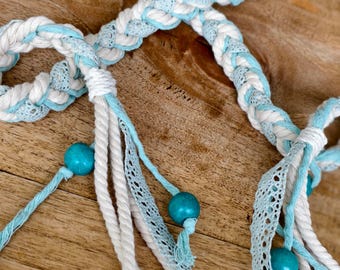 Braided Handfasting Cord With Heart Knot – Boho Wedding Ceremony Rope ...