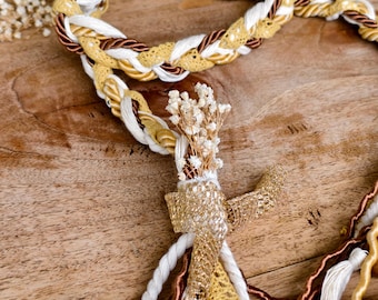 Braided Handfasting Cord With Heart Knot – Boho Wedding Ceremony Rope ...