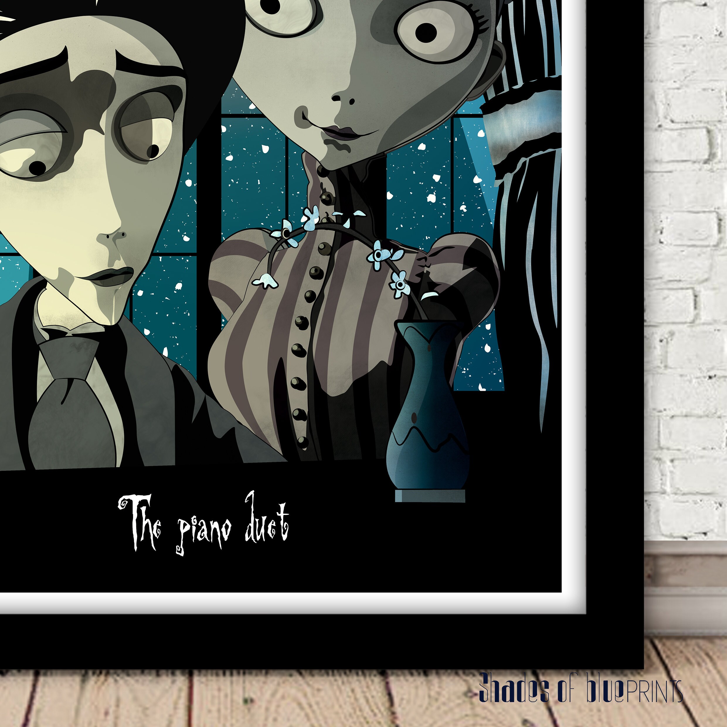 Tim Burton & Danny Elfman 's the Corpse Bride the Piano Duet Giclée ...