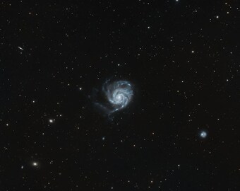 Pinwheel Galaxy M101 Infrared Image Space Photo Poster Art Print - Etsy