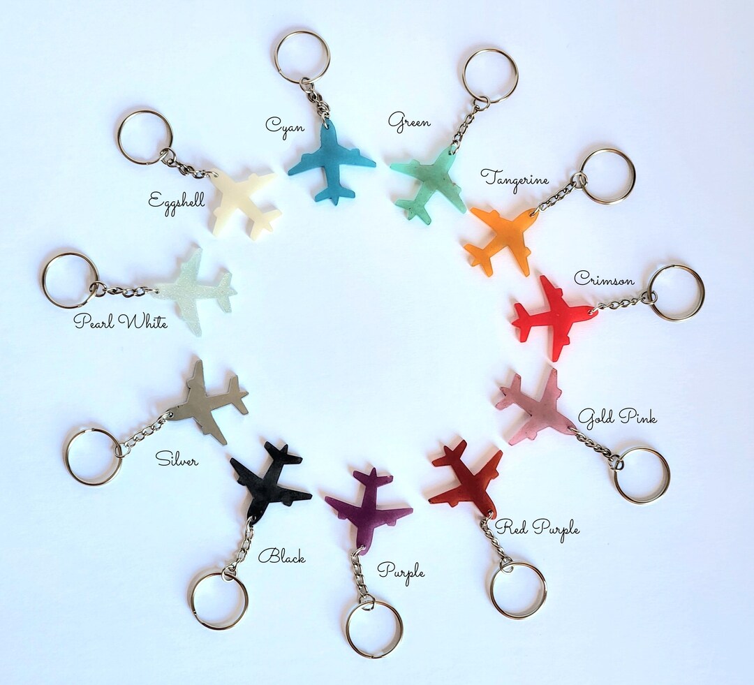 Airplane Aviation Resin Keychain | Aviation Gift and Accessories ...