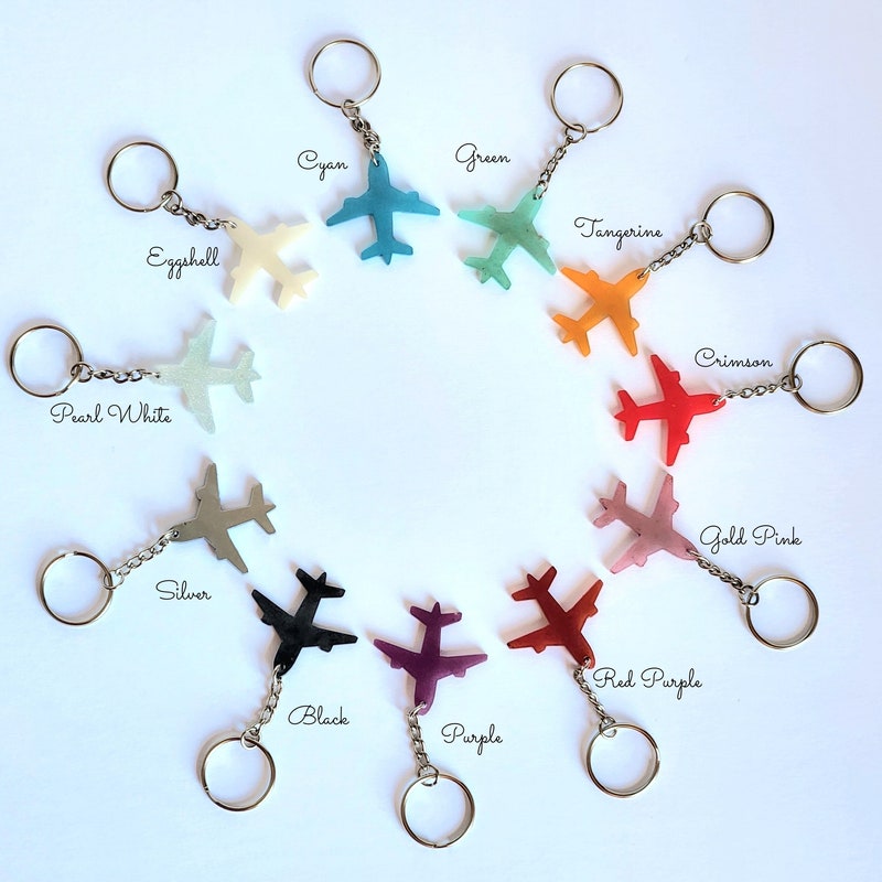 Airplane Keychain - Etsy