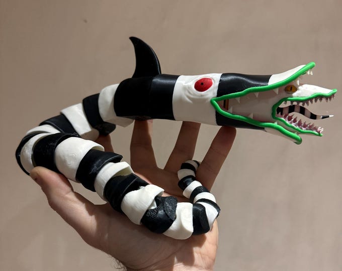 Beetlejuice Sandworm Tails - SET 0F 3 Stakes - Plant Decoration ...