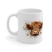 3D Highland Cow Mug Ceramic Mug 11oz Cute Highland Cow Gift - Etsy