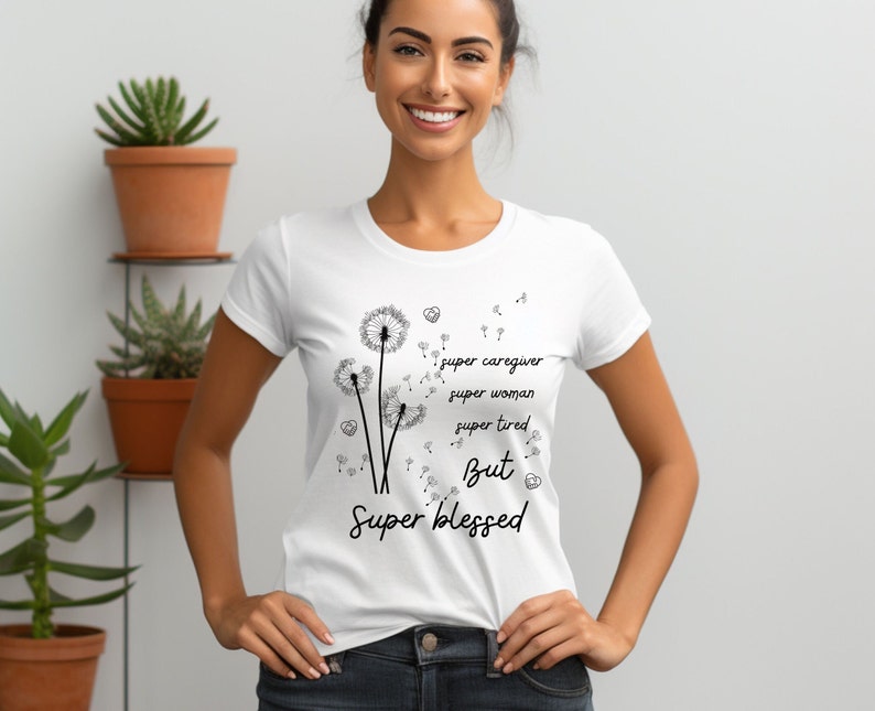 Super Caregiver Super Woman Super Tired but Super Blessed Caregiver ...