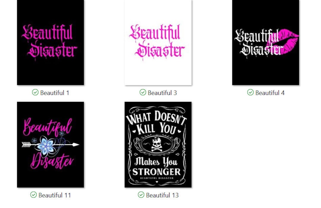 Beautiful Disaster 1 - Etsy