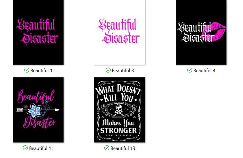 Beautiful Disaster 1 - Etsy