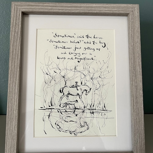 Charlie Mackesy the Boy the Mole the Fox and the Horse Framed - Etsy