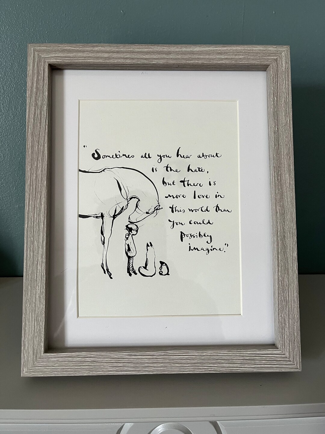 Charlie Mackesy the Boy the Mole the Fox and the Horse Framed Book ...