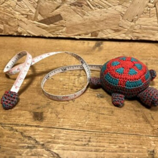Crocheted Turtle With Measuring Tape - Etsy