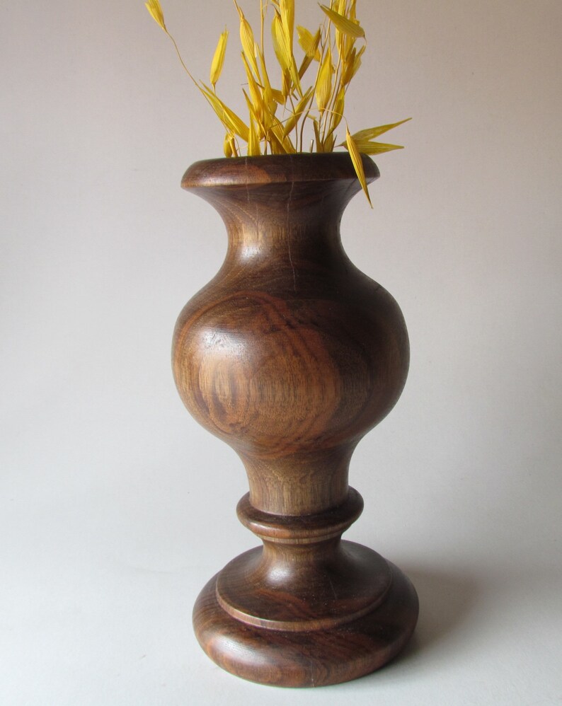 0020 Moroccan Walnut Wood Vases - Etsy