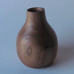 009 Moroccan Walnut Wood Vases - Etsy