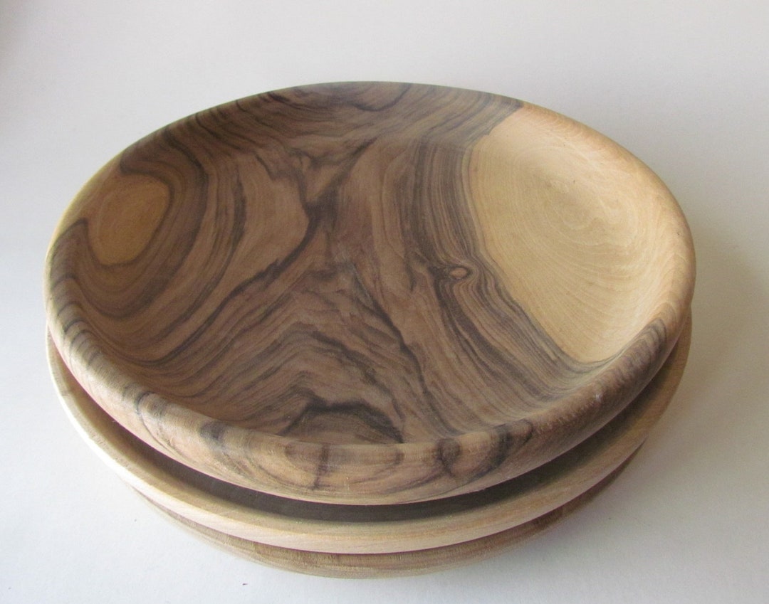 0010 Moroccan Walnut Wood Dishes - Etsy