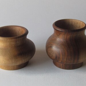 0014 Moroccan Walnut Wood Mini Candlestick - Etsy