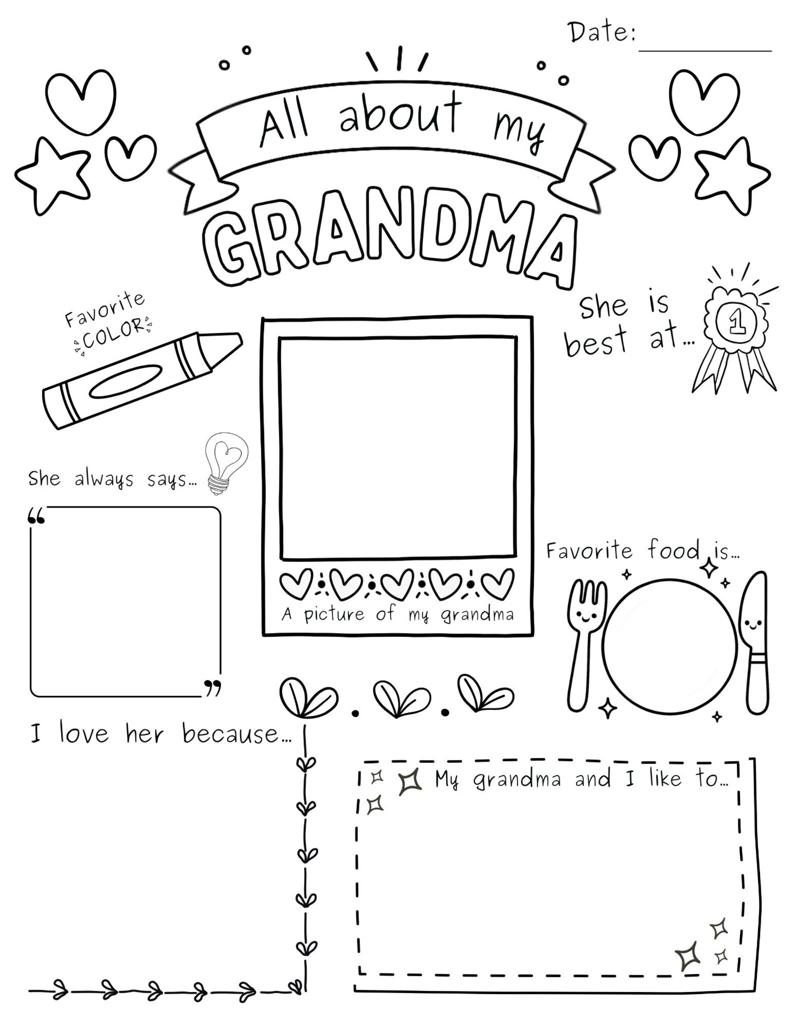 Adorable Mother's Day Activity for Kids: Printable Worksheet - - All ...