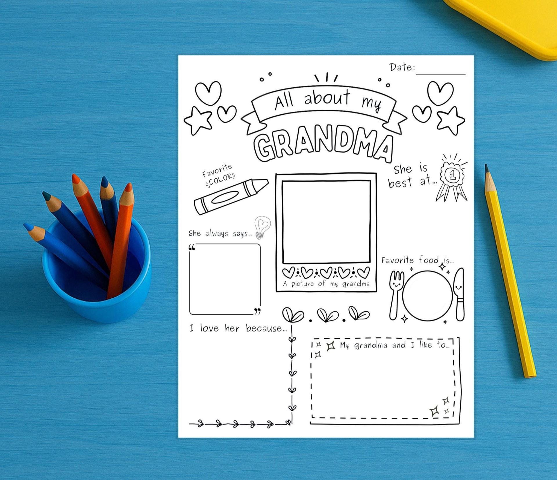 Adorable Mother's Day Activity for Kids: Printable Worksheet - - All ...