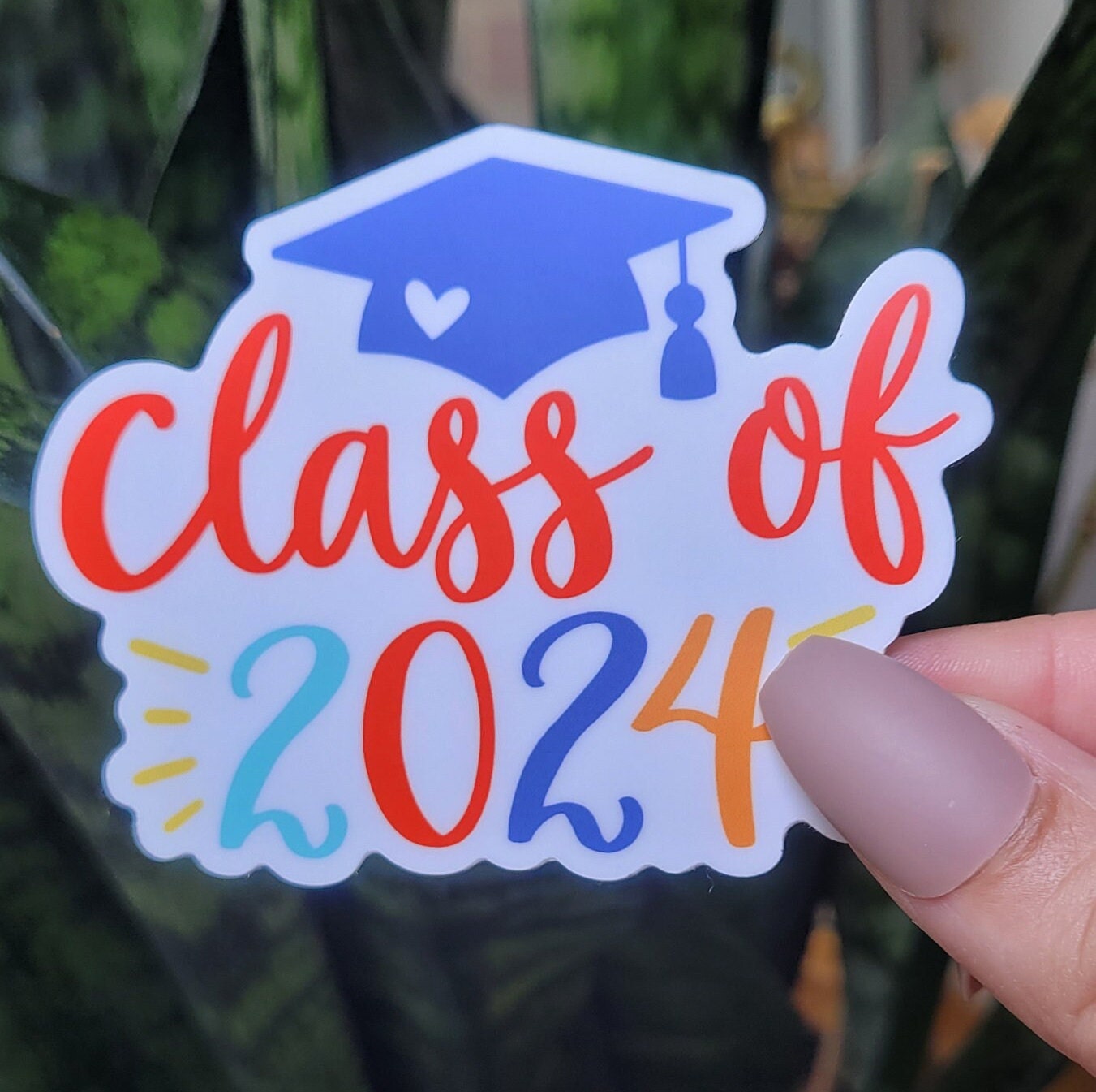 Class of 2024 Graduation Sticker Celebrate Your Success in Style ...