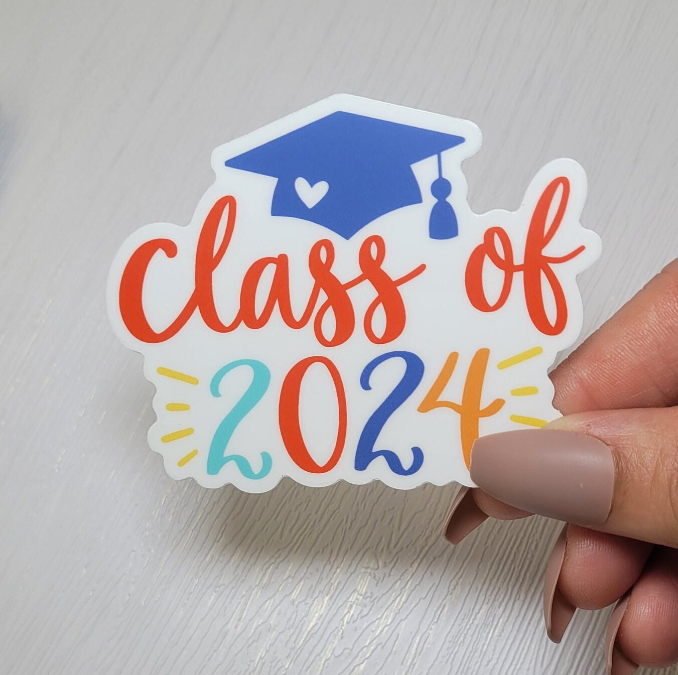 Class of 2024 Graduation Sticker Celebrate Your Success in Style ...
