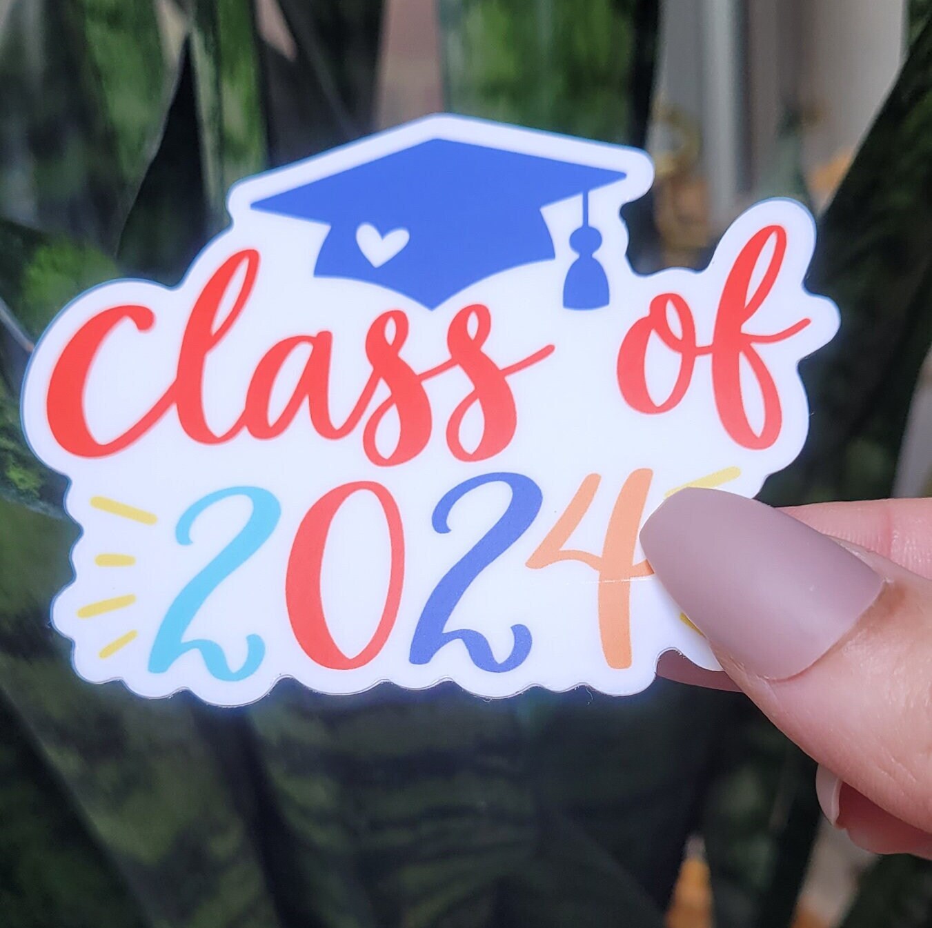 Class of 2024 Graduation Sticker Celebrate Your Success in Style ...