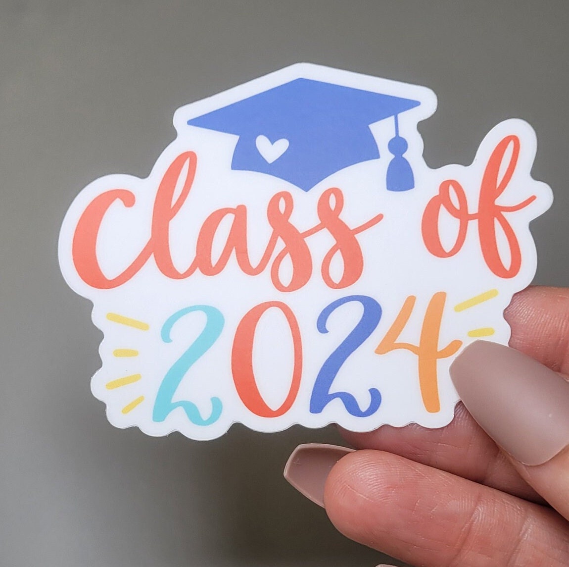 Class of 2024 Graduation Sticker Celebrate Your Success in Style ...