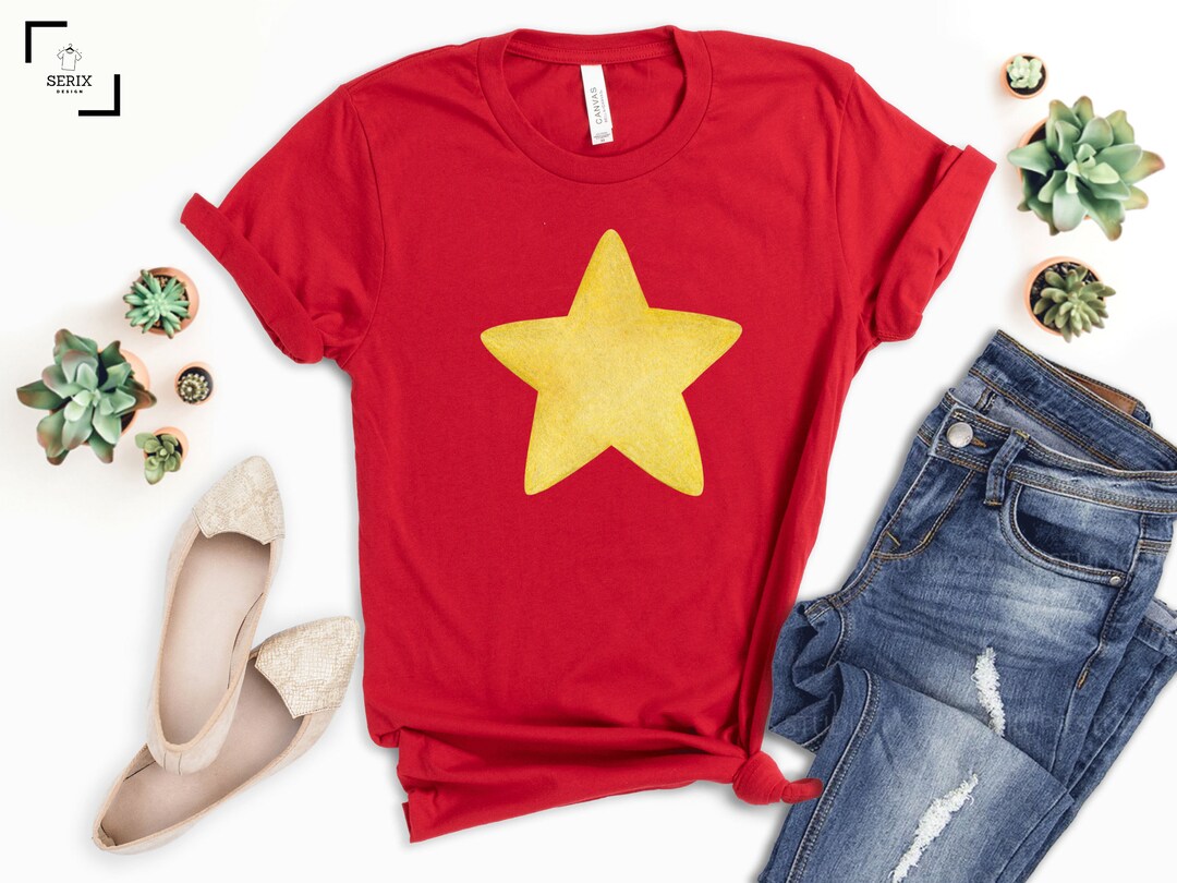 Steven Universe Coral T-shirt, Cartoon Star Tee - Etsy