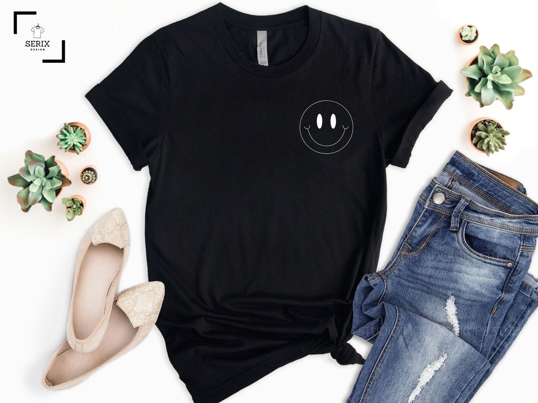 Smiley Face Shirt, Smiley Face T-shirt, Smiley Face Comfort Colors Tee ...