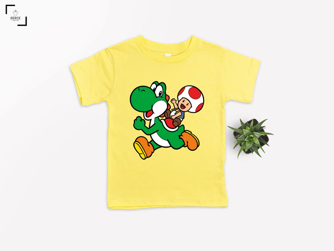 Toad Yoshi Super Mario Gaming Shirt, Toad Yoshi T-shirt, Super Mario ...