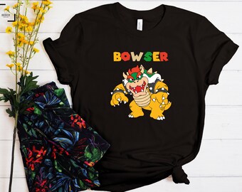 Super Mario Bowser Shirt, Bowser Shirt, Nintento World Shirt, Super ...
