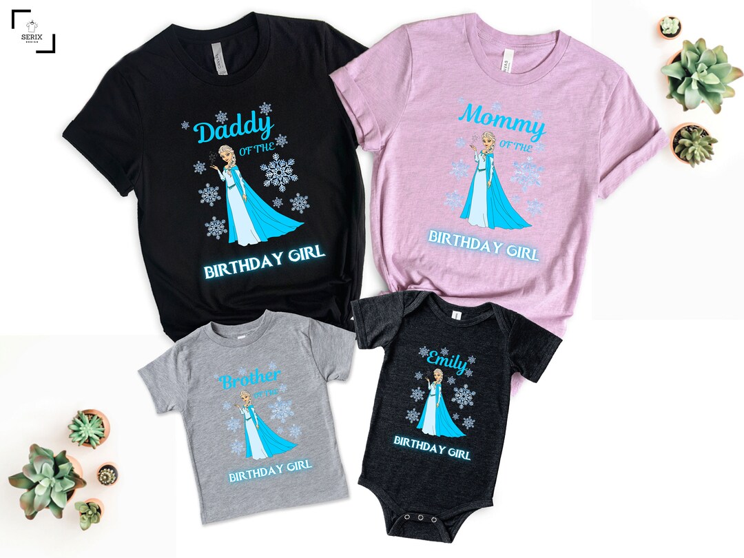 Frozen Birthday Shirt , Elsa Birthday Shirts, Frozen Custom Shirt ...