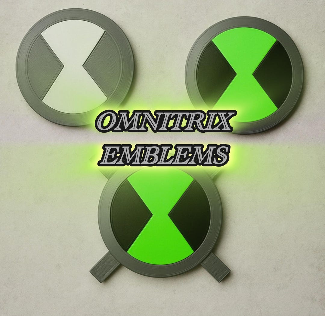Ben 10 Omnitrix Magnetic Emblem: Classic & Alien Force Editions - Etsy