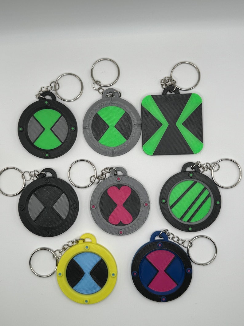 Ben 10 Omnitrix Icon Keychains - Etsy