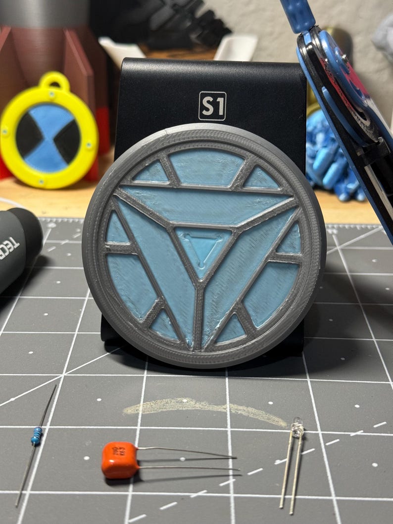 Arc Reactor Chest Emblem | Magnetic Wearable | (digital Download) - Etsy