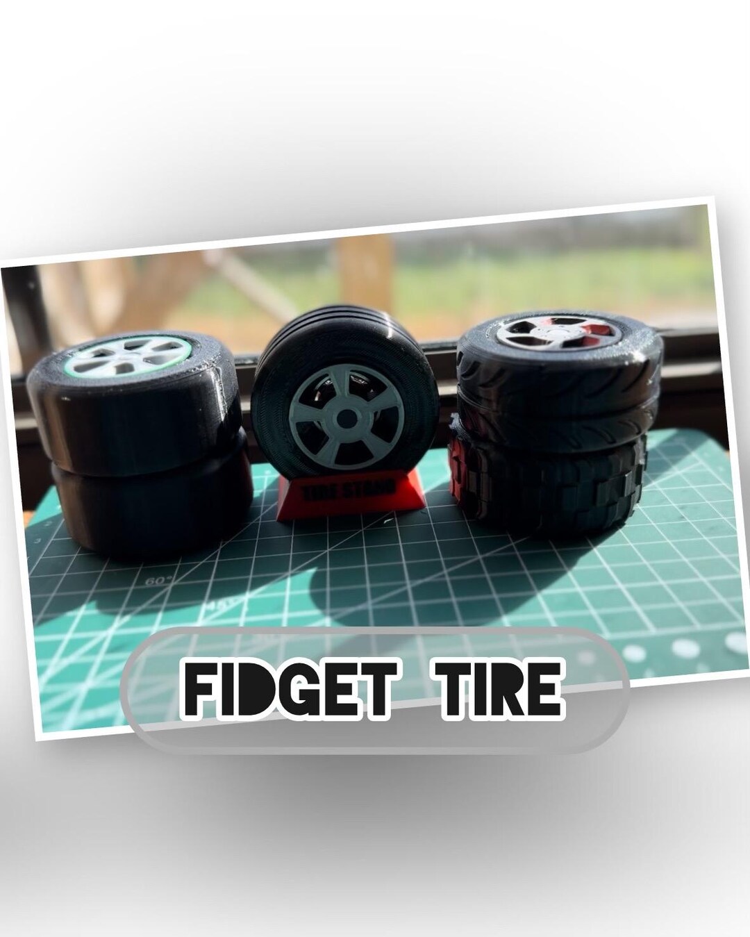 Tire Spinner | Fidget Toy | Desk Toy | - Etsy