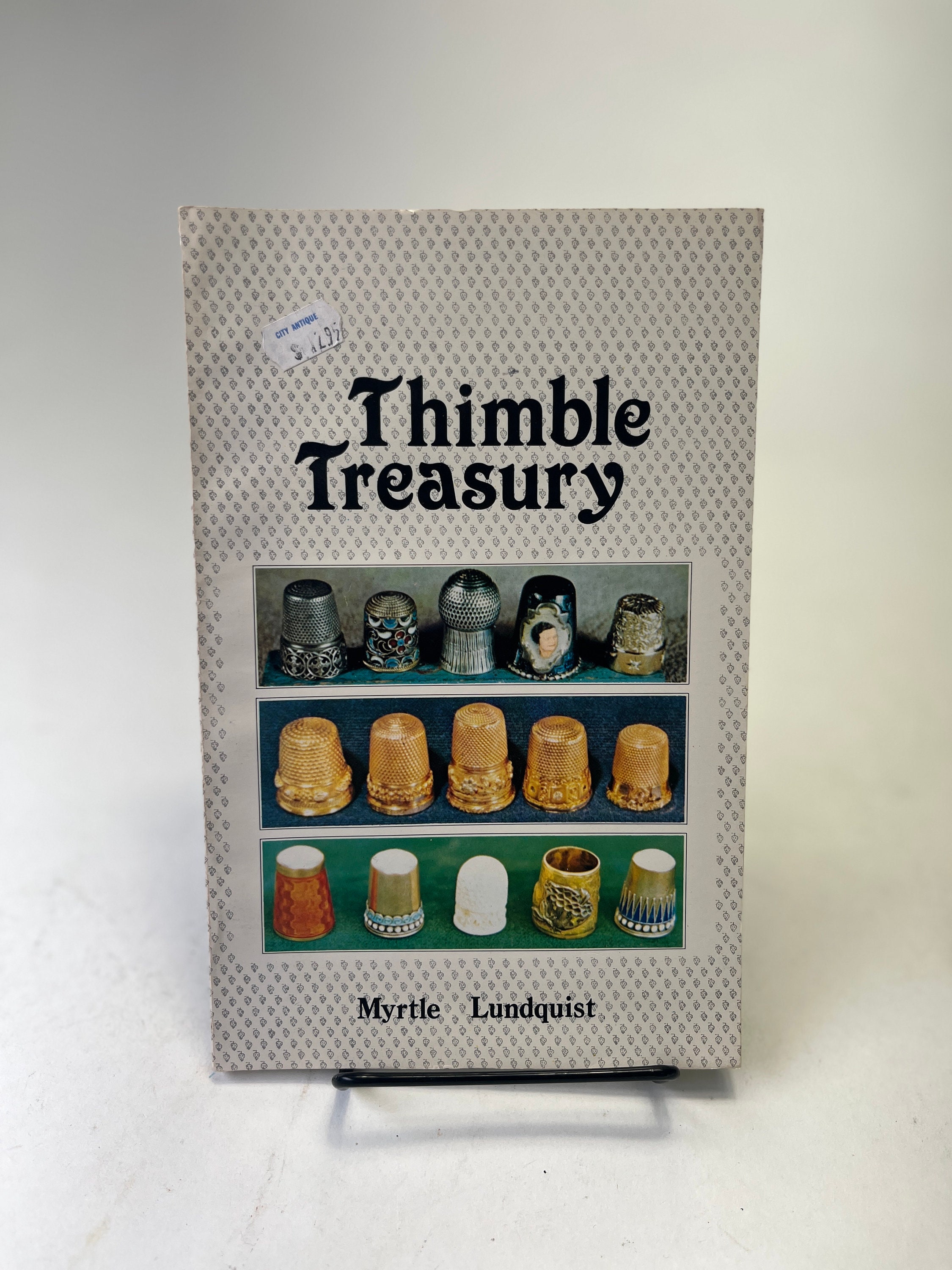 VINTAGE Paper Cover Book thimble Treasury by - Etsy