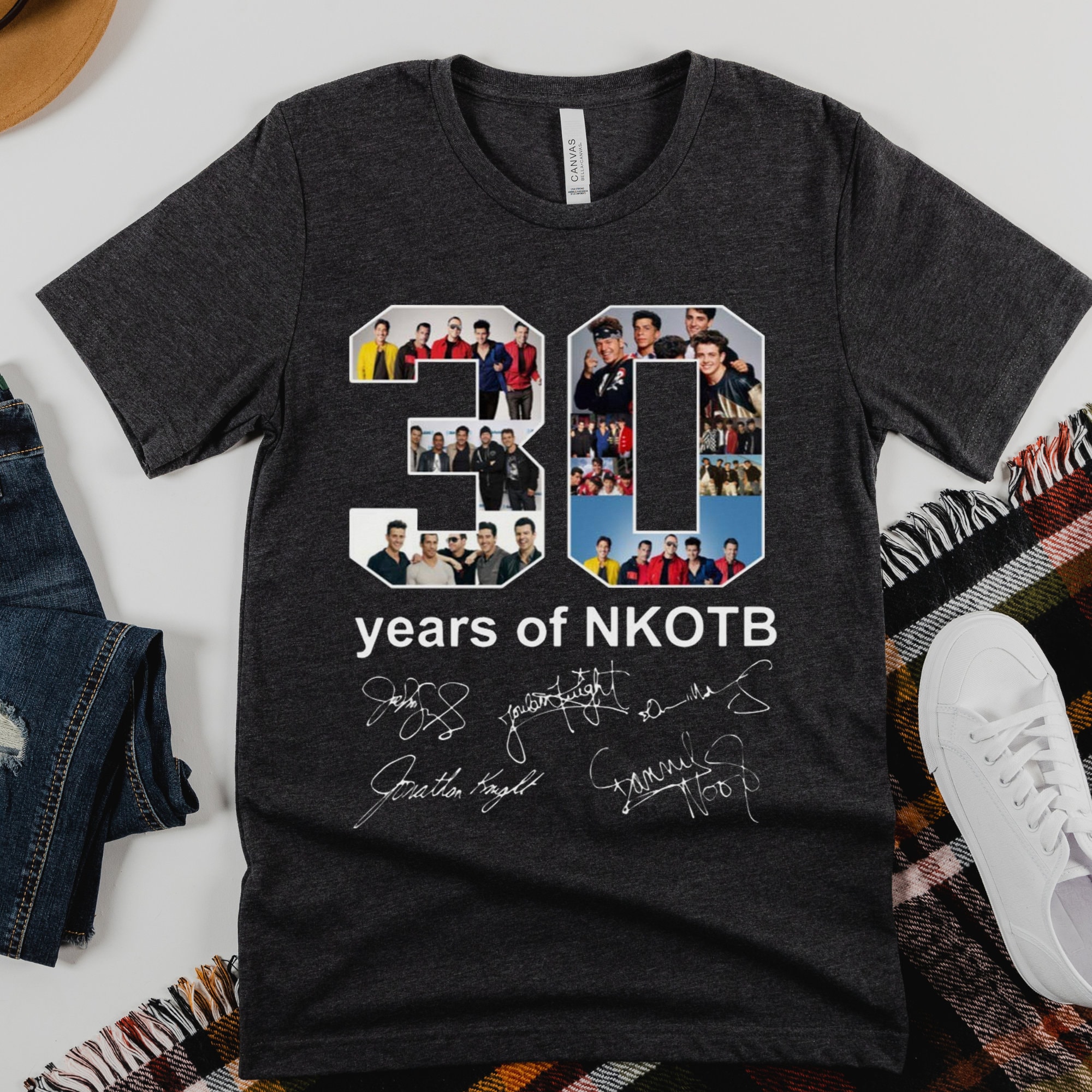 NKOTB New Kids on the Block Shirt, Vintage NKOTB Groupie Concert Tshirt ...