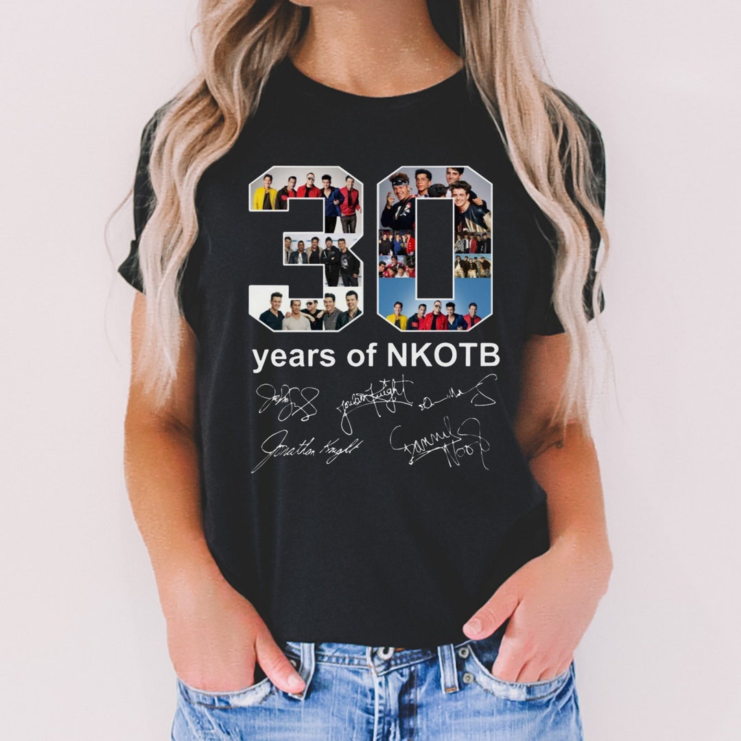 NKOTB New Kids on the Block Shirt, Vintage NKOTB Groupie Concert Tshirt ...
