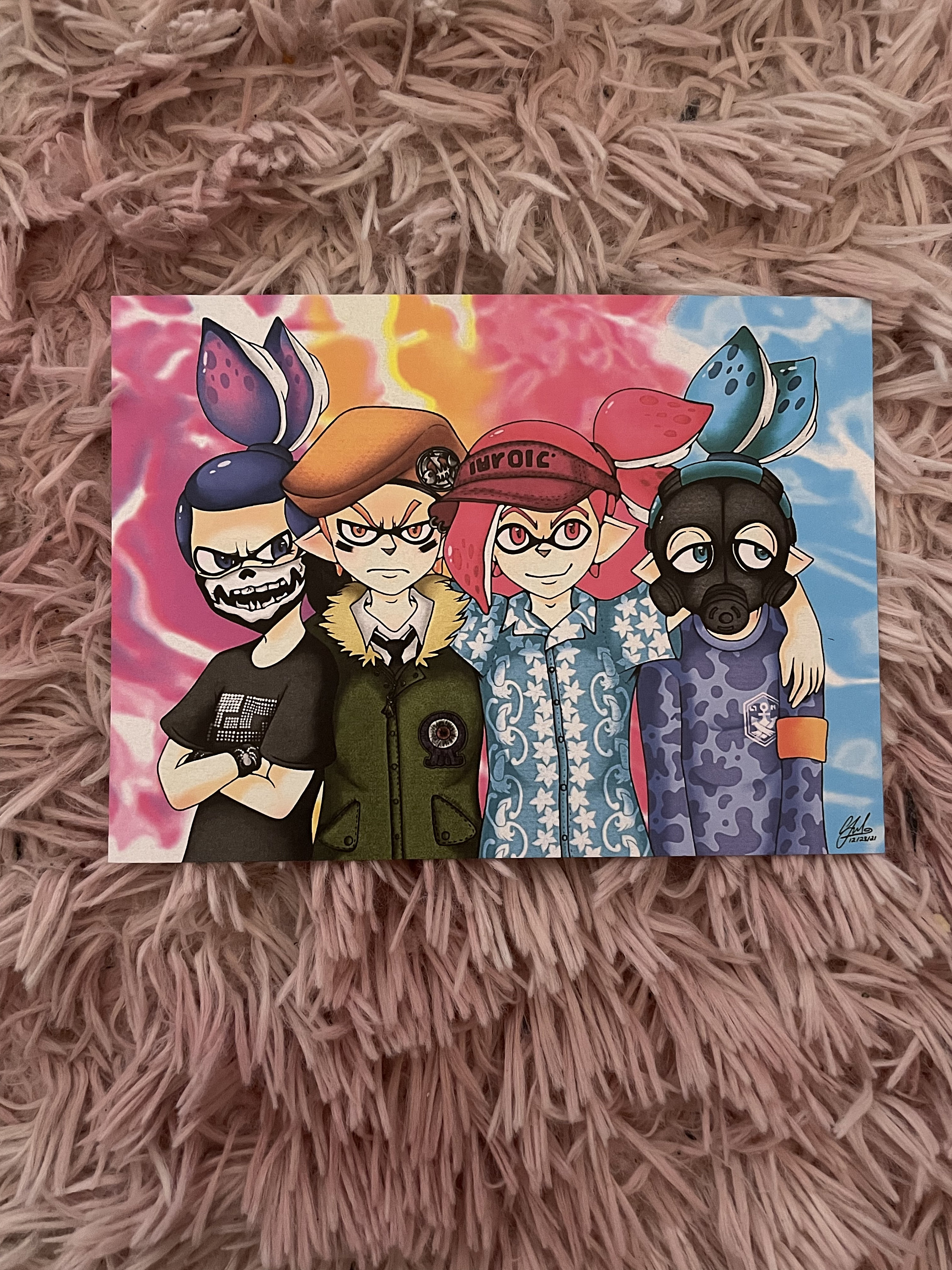 Splatoon Manga S4 Art Print - Etsy