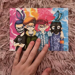 Splatoon Manga S4 Art Print - Etsy